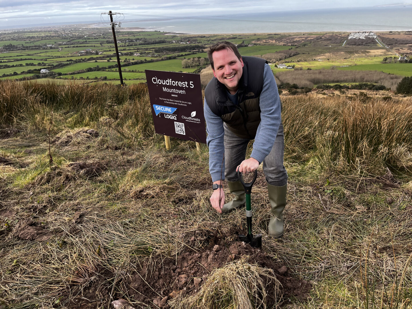 Secure Logiq plants its first trees - Secure Logiq